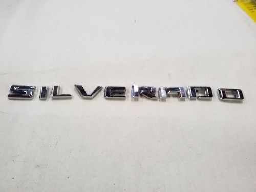 Front Chrome Fender Silverado Emblem Letters | Fits 19 20 21 Chevrolet ...