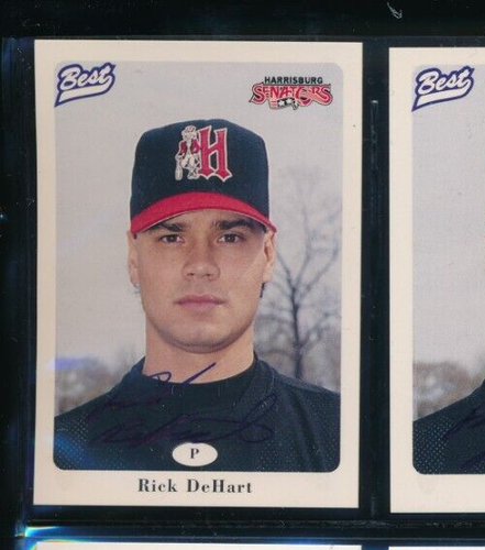 1996 Best #11 Rick DeHart Harrisburg Senators Signed Autograph (CX57 ...
