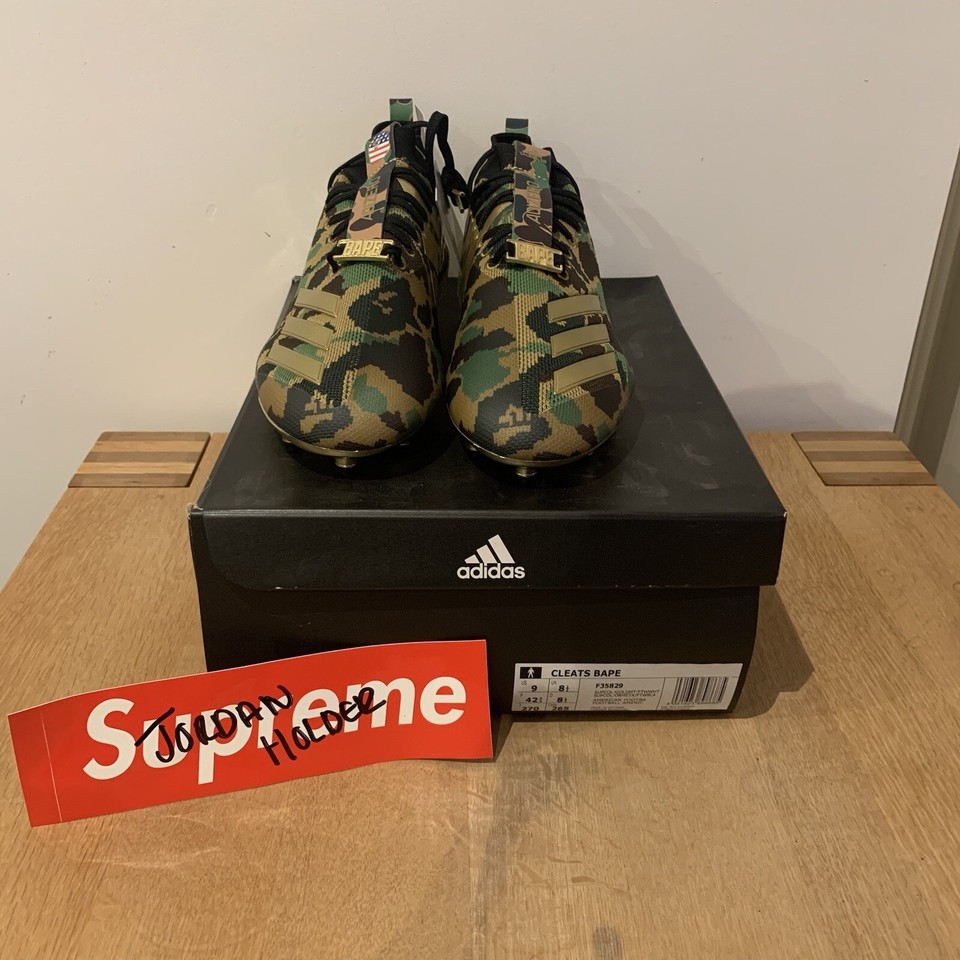 Adidas X Bape Football Boots Cleats UK8.5 US9 F35829 BNIB | eBay UK