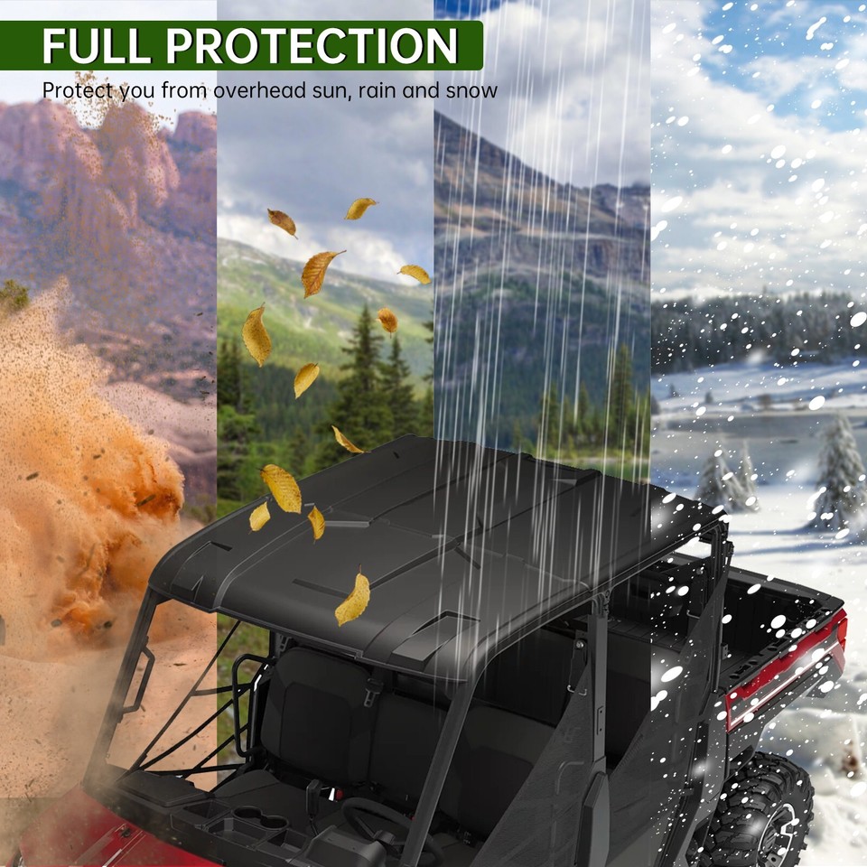 UTV Hard Roof Top For Polaris Ranger XP 1000 CREW 2017-2024 Replace ...