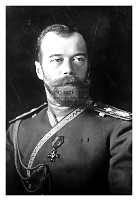 NICHOLAS II LAST CZAR OF RUSSIA ROMANOV FAMILY WW1 WORLD WAR 1 4X6 ...