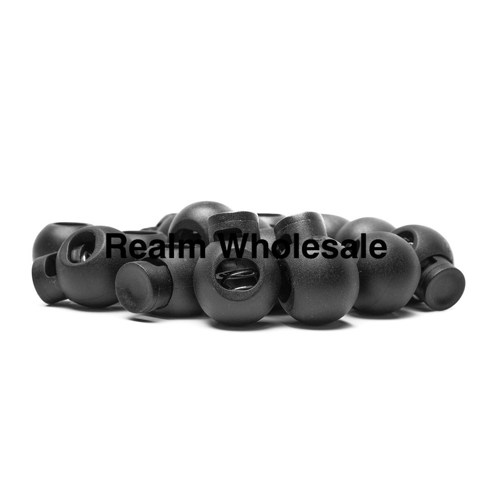 Cord Lock Toggle Stoppers Plastic Spring Loaded Adjusters Drawstring 1 ...