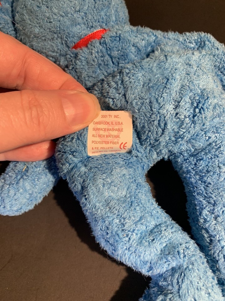 TY Beanie Baby - ADDISON the Baseball Bear 2001 8.5” - MWMTs Stuffed ...