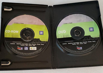 2005 GM DVD /CD- ROM, 2 Disc Set Training Course Stabilitrak Overview ...