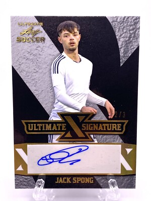 2022 Leaf Ultimate Soccer Signature Gold Auto JACK SPONG 2/3 #S-JS1 | eBay
