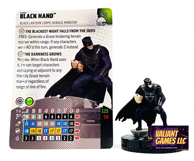 DC Heroclix Black Hand #022 w/ Card Notorious Set | eBay