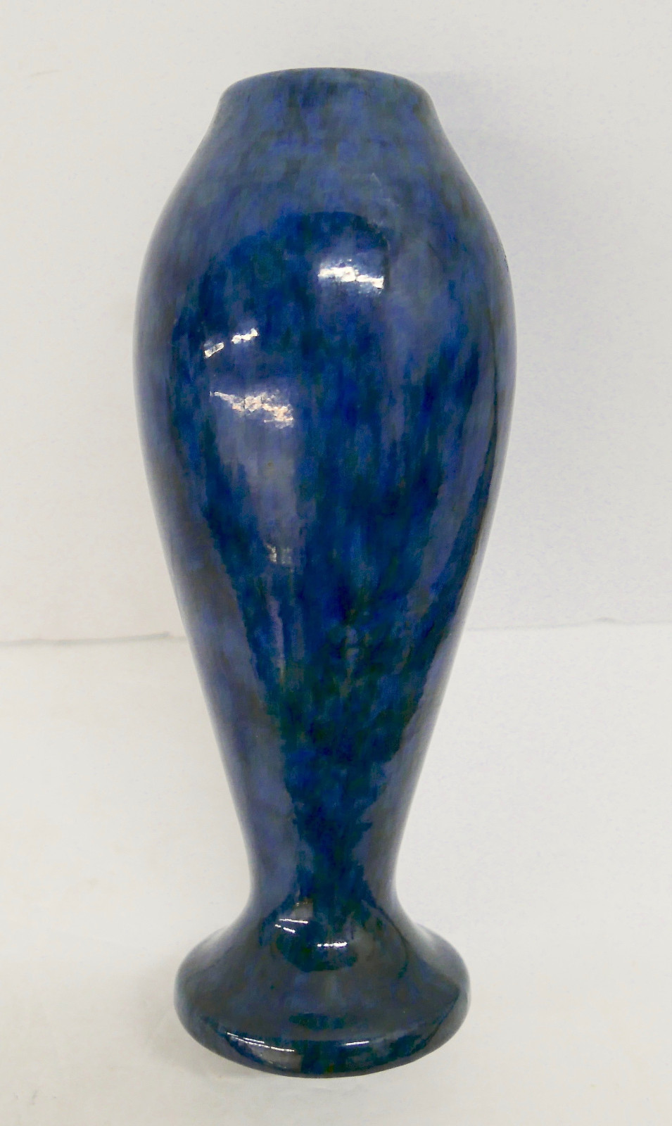 Zane Pottery Mottled Blue Vintage Vase Peters & Reed Zanesville | eBay