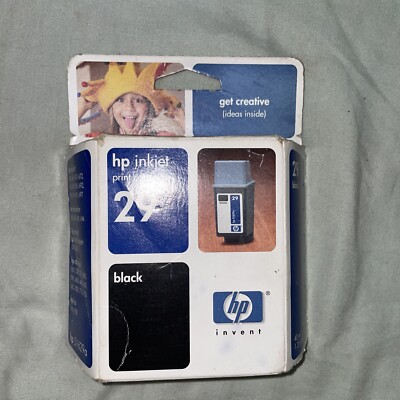 HP Invent Inkjet Ink Cartridge 29 / 51629a Black New In Box No Date | eBay