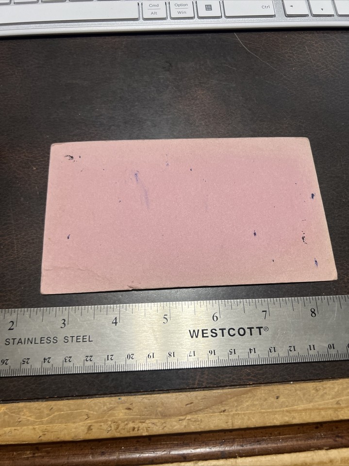 Vintage Early Blotter Card Swinehart Cushion Tires CW Baumgardner ...