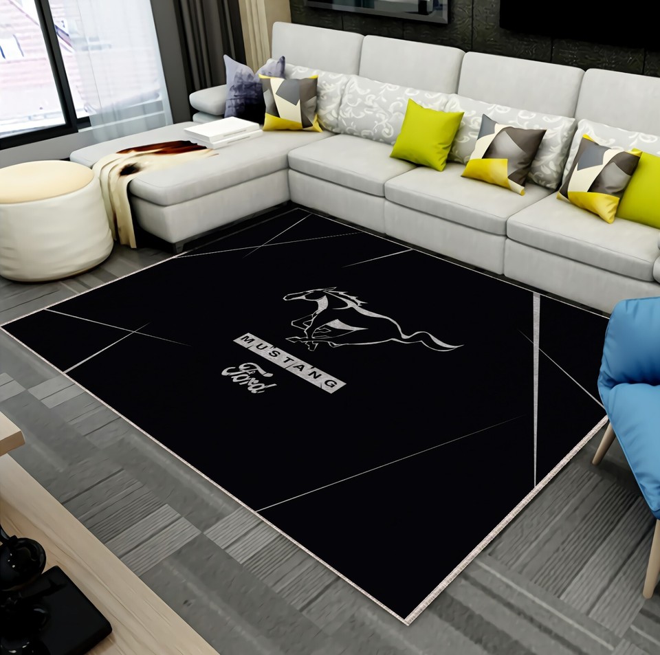 Ford Mustang Area rug, Mens Cave Decoration, Ford Car Living-room ...
