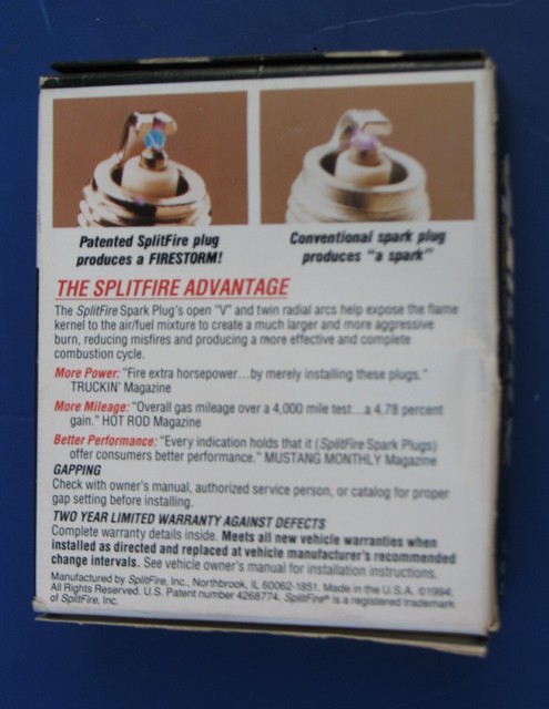 Spark Plug-Split V Design Splitfire SF2D for sale online | eBay