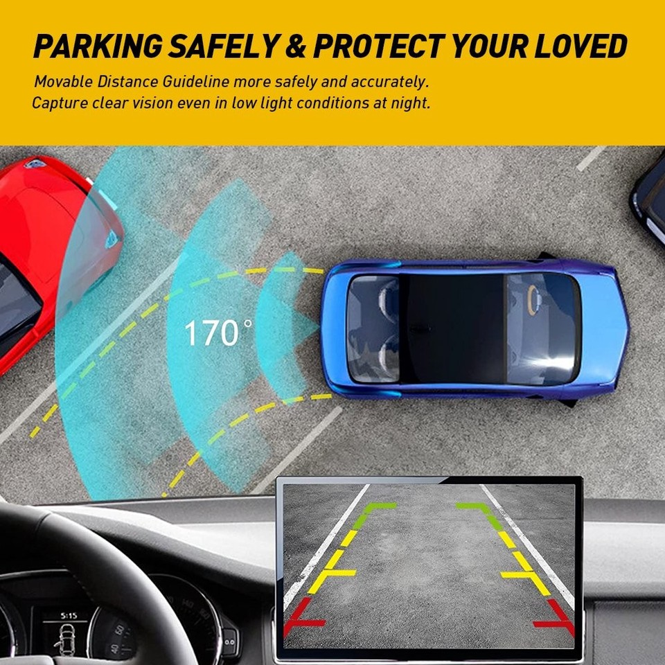 For Dodge Ram Rear View Camera Backup Parking Assist 68274731AE ...