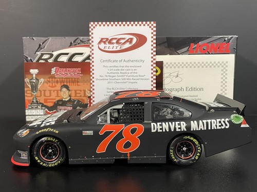 Regan Smith #78 Autographed Darlington Win 2011 Elite 1/24 NASCAR Die ...