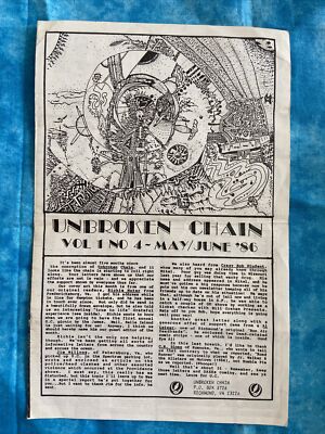 grateful dead unbroken chain May / June 86 | eBay