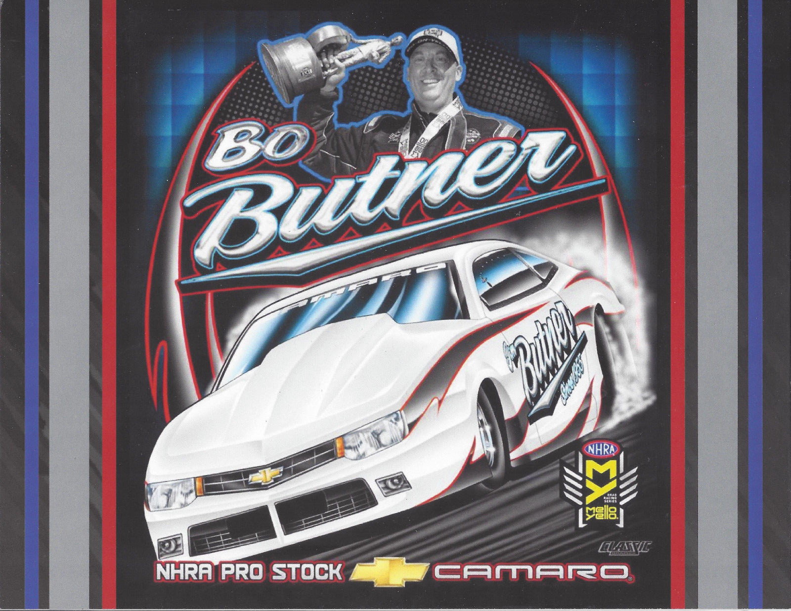 2018 BO BUTNER "JIM BUTNER AUTO SALES" NHRA PRO STOCK HANDOUT ...