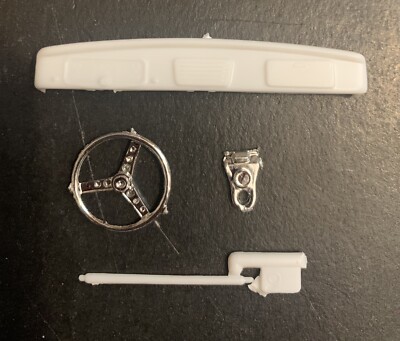 51 Henry J STEERING WHEEL, MORE 160 1658 1/25 Model Car Parts COMBINE ...