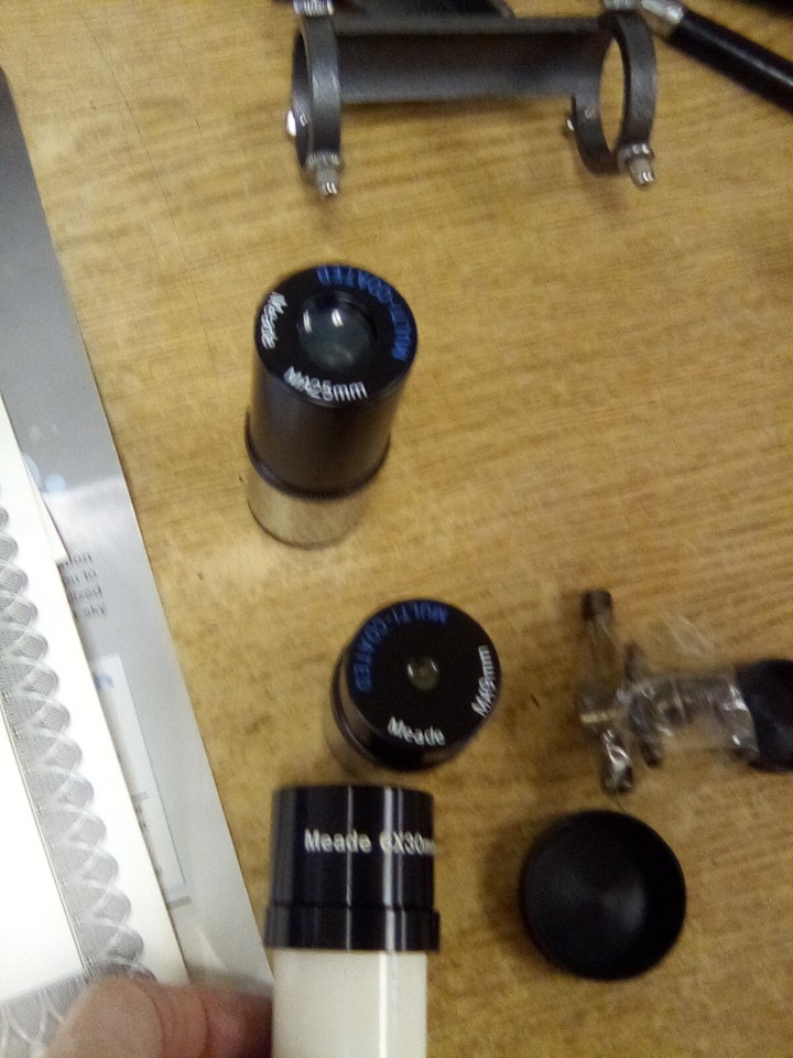 Meade 04018-Model 285 60mm (2.4") Equatorial Refracting Telescope | eBay