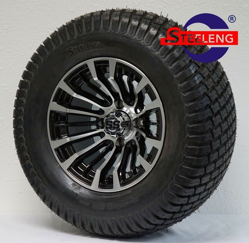 GOLF CART 12" MATADOR WHEELS and 23"x10.5''-12" STREET TURF TIRES (SET ...