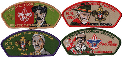 2010 Jamboree Central Florida FL Historic Boy Scouts Set of 4 JSP ...