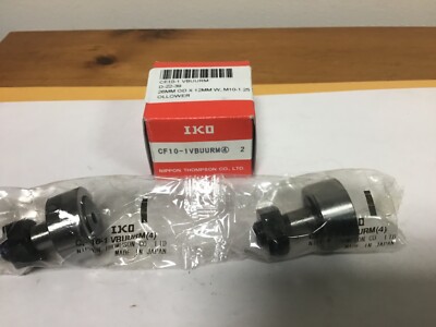 New (2 Pack) IKO CF10-1 VBUURM Crowned Cam Follower, 26mm OD, M10 ...
