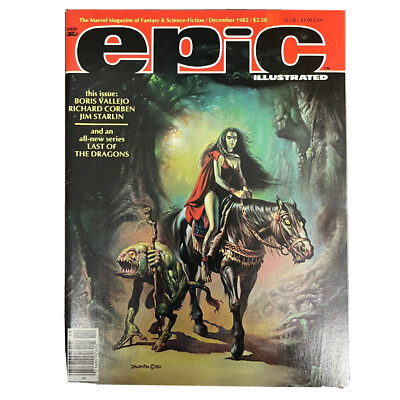 Epic Illustrated Magazine - December 1982 - Vol. 1, No. 15 | eBay