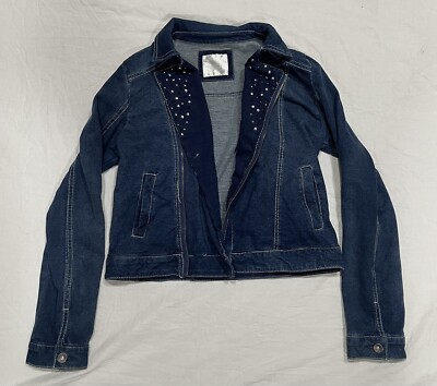 Super Cute with Bling Jean Jacket by Justice Size 14 | eBay