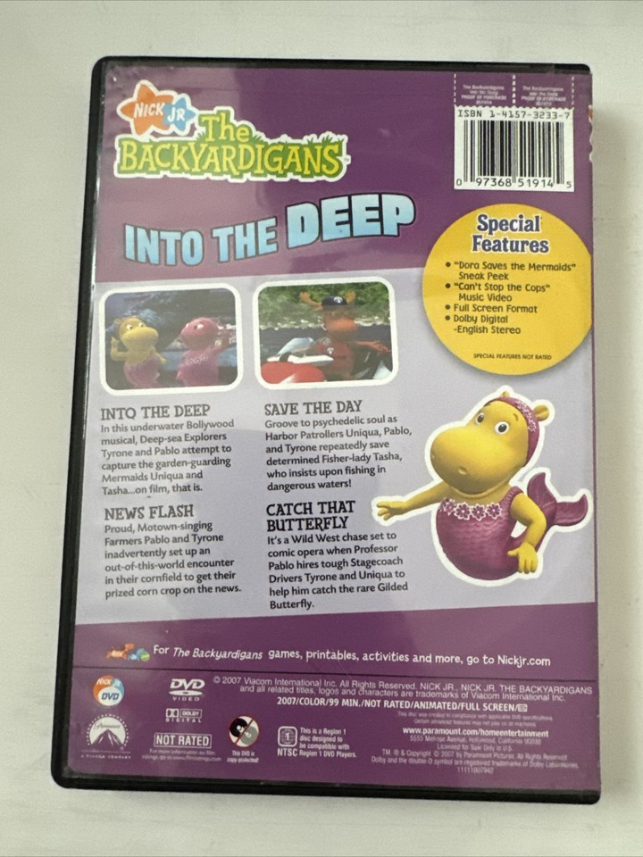 The Backyardigans: Into the Deep (DVD, 2007) 97368519145 | eBay