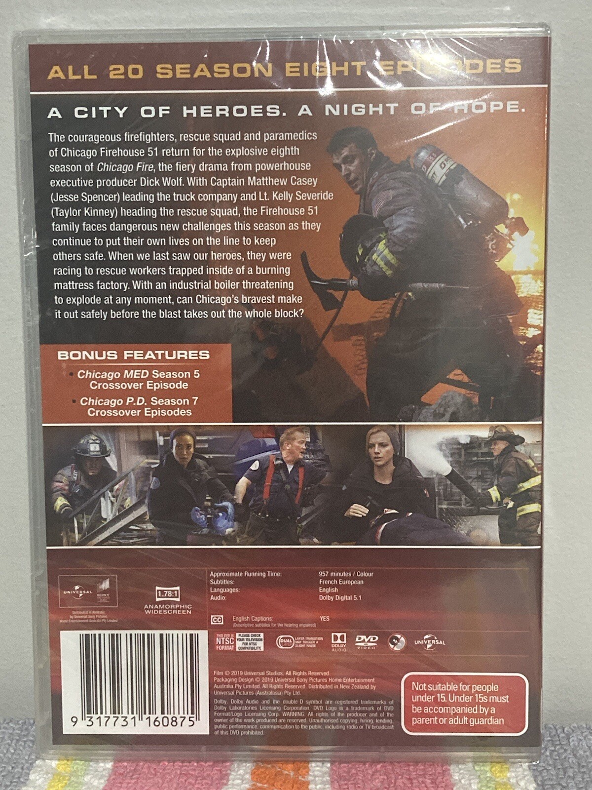 Chicago Fire : Season 8 (DVD, 2019) for sale online | eBay