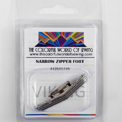 Husqvarna Viking Narrow Zipper Foot Make Inserting Zippers, Piping ...