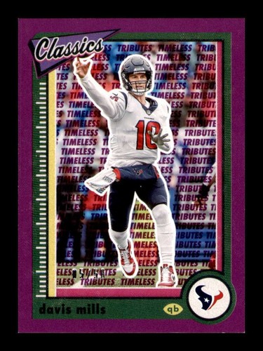 2022 Panini Classics H2 Purple Davis Mills #38 Houston Texans /50 | eBay