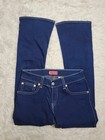 Levi's Jeans Womens Size 10M Type 1 Tough Boot Dark Wash Denim Stretch ...
