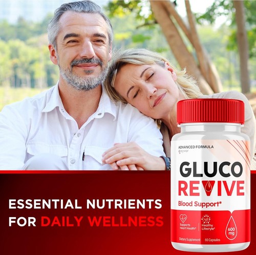 (2-Pack) Gluco Revive Blood Support Supplement GlucoRevive Pills (120 ...