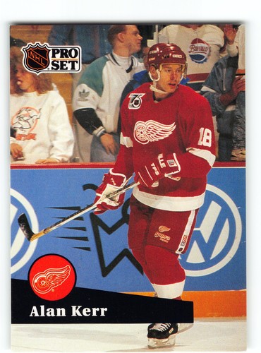 Alan Kerr 1991 Detroit Red Wings Card | eBay