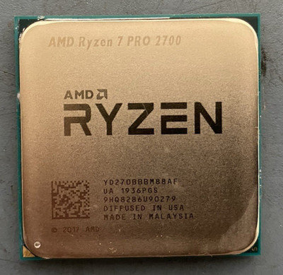 AMD Ryzen 7 PRO 2700 CPU 3.20GHz 8-Core Socket AM4 PC Processor ...