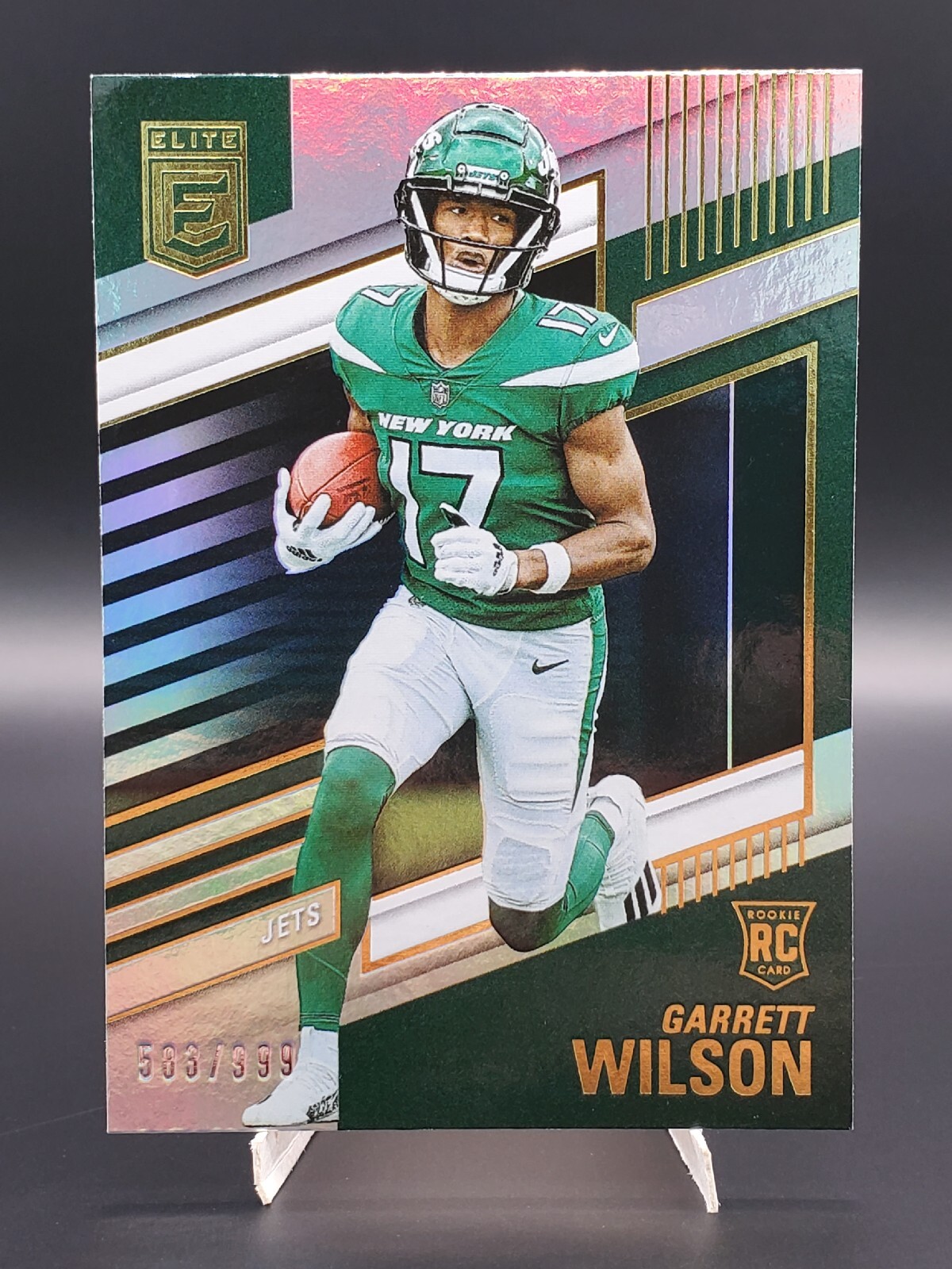 2022 Donruss Elite Garrett Wilson RC /999 No. 118 New York Jets | eBay
