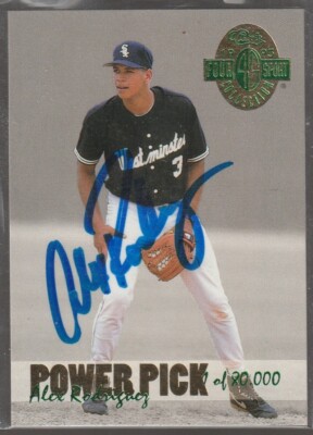 1993 Class Four Sport Power Pick #PP15 Alex Rodriguez IP autograph ...