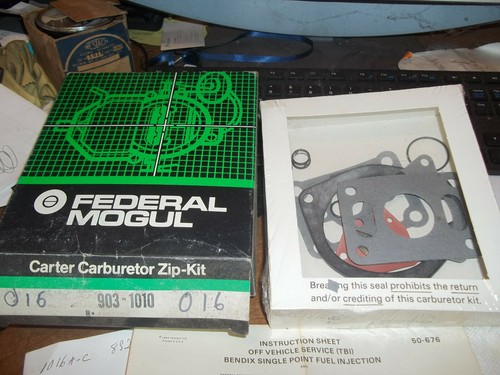 Carter Zip Kit 903-1010 Bendix Single Point fuel injection off vehicle ...