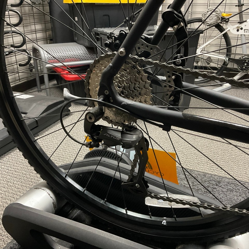 Retrospec Amok Hybrid Bicycle Shimano Acera 1 x 8 Speed Mechanical Disc ...