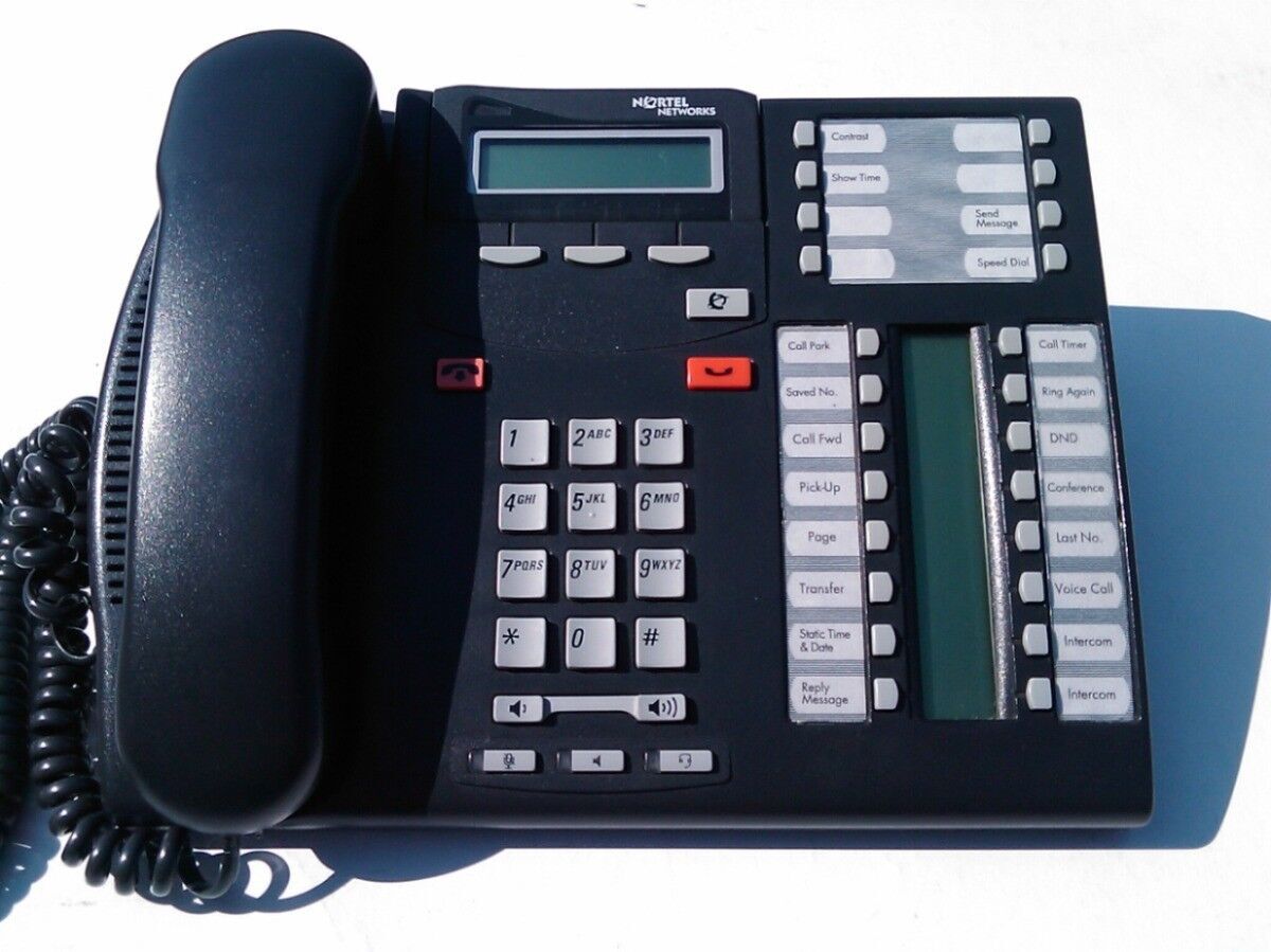 Nortel Norstar T7316E Digital Phone - Charcoal Black for sale online | eBay
