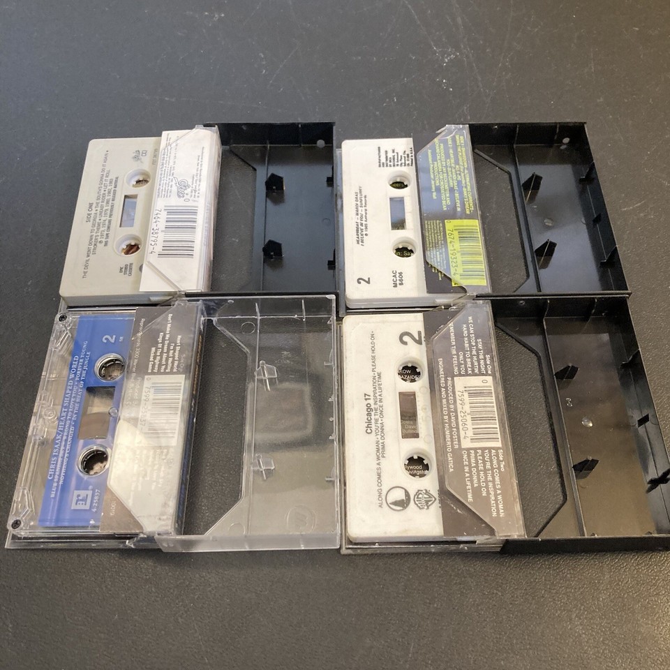 Cassette Tape Lot Chicago Chris Isaak Charlie Daniels Spyro Gyra Rock ...