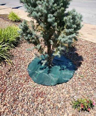 DEWITT GREEN TREE CIRCLE WEED MATS 3' X 3' OR 4' X 4' | eBay