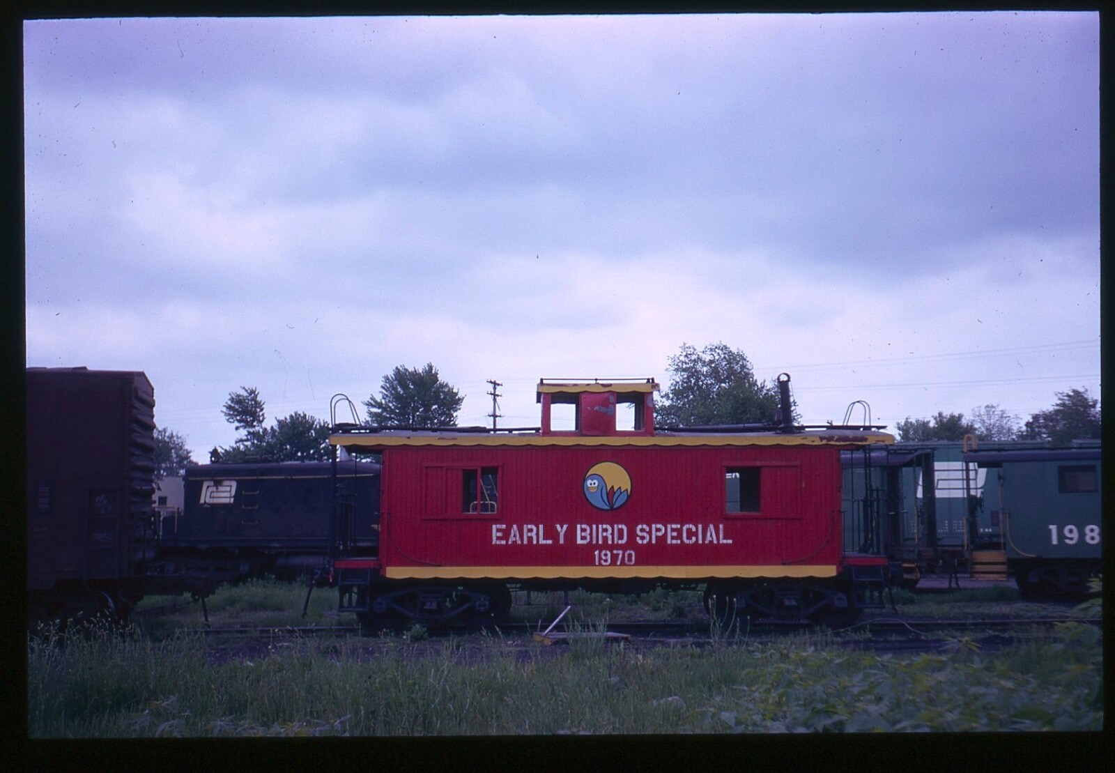 Railroad Slide - Early Bird Special #1970 Caboose 1973 Adrian Michigan ...