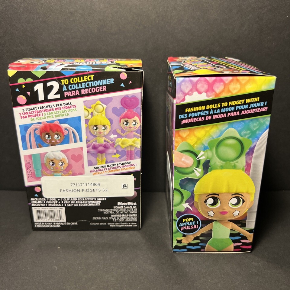 Fashion Fidgets Sensory Toy Dolls Push Pop Fidget Toy Pack of 2 NEW | eBay