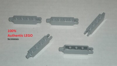 LEGO NEW 1x4 Light Bluish Grey Double Locking Hinge (5x) 4211695 Brick ...
