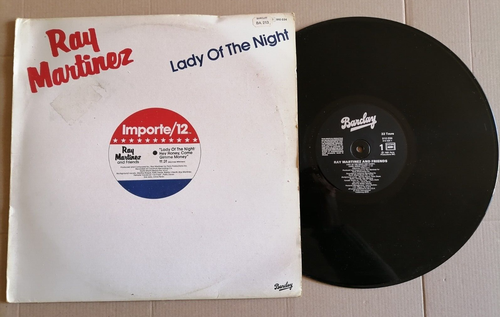 RAY MARTINEZ AND FRIENDS : Lady Of The Night 12" MAXI 33T BARCLAY 91003 ...