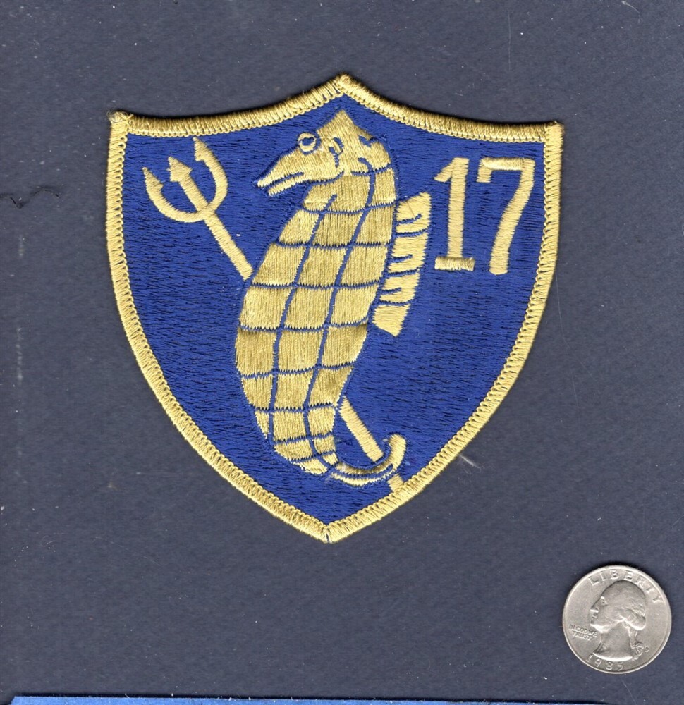 Original 1970's DESRON 17 Destroyer Squadron 17 US Navy Ship Patch | eBay