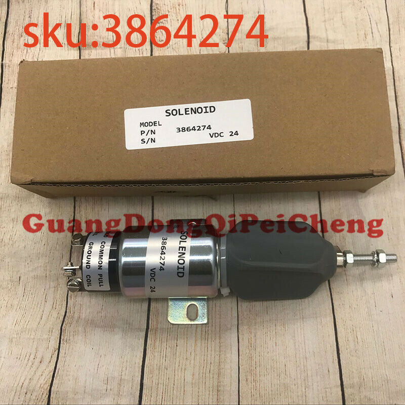 3864274 Stop Shutoff Solenoid For Cummins SA-3766-T 1751-24E7U1B1S5A ...