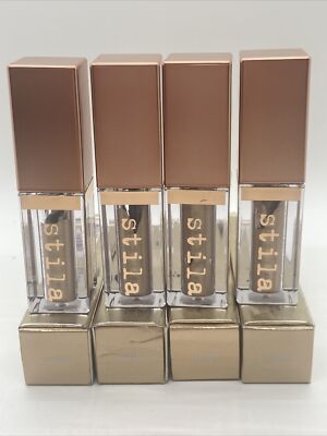 4 x STILA Shimmer & Glow Liquid Eye Shadow (STARLIGHT) Full Size 4.5ml ...