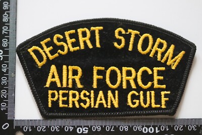 USAF UNITED STATES AIR FORCE DESERT STORM PERSIAN GULF SQDN SQN PATCH ...