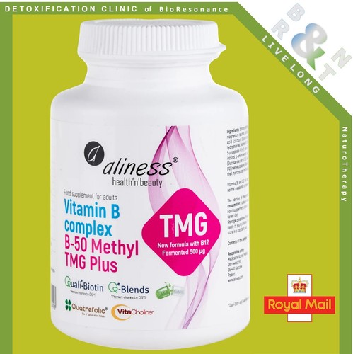 B COMPLEX --- ALINESS --- B50 --- Methyl TGM Plus 💪 --- 100 Caps💊 ...